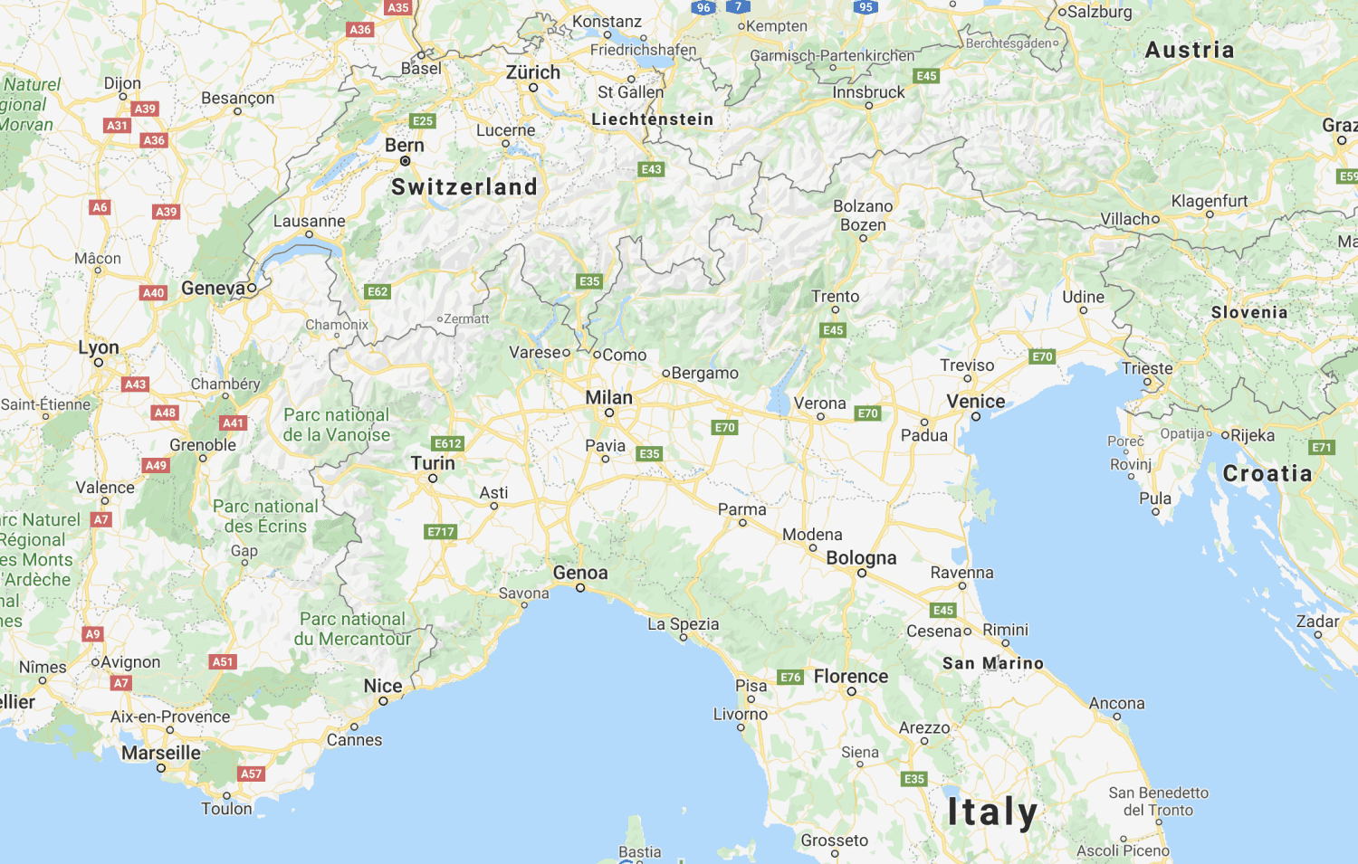Alessandro Giupponi Bergamo Italy Map