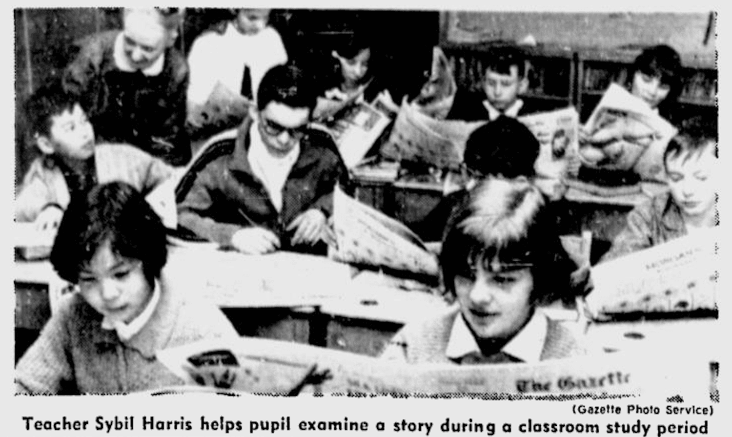 In the 1960s, students from Ahuntsic School visited The Montreal Star ...
